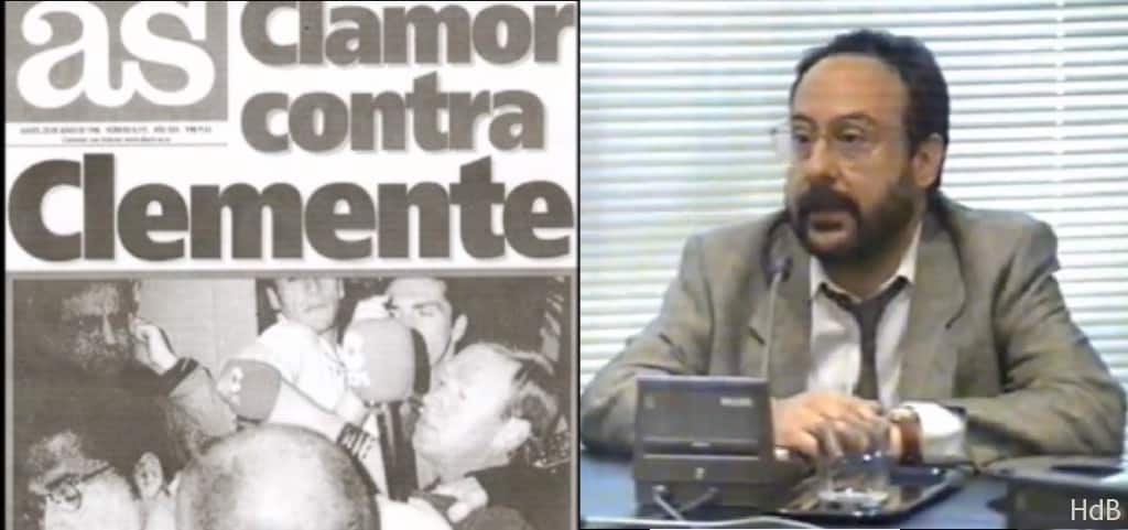Pelea física entre Javier Clemente y Jesús Gallego (PRISA): el ...